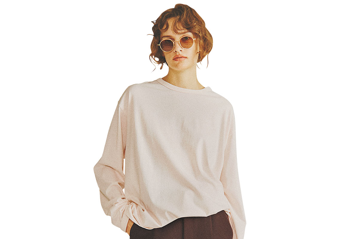 【明日なに着る？】「まっ白よりも使いやすい」淡い色みの上質ロンT | GISELe(ジゼル)